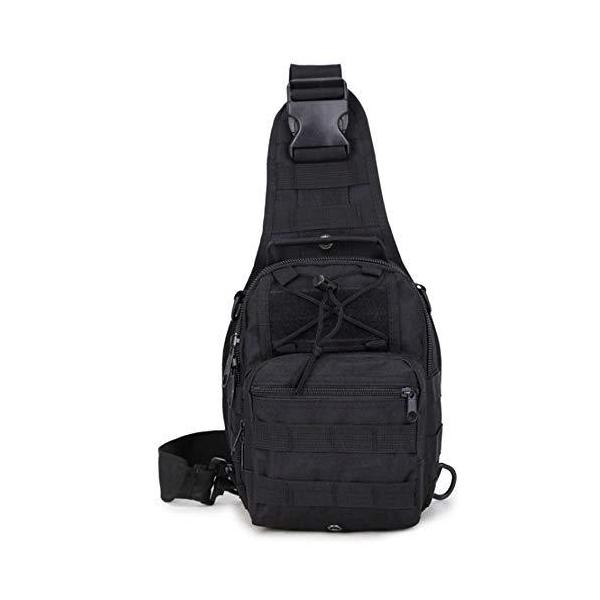ミリタリーバックパック タクティカルバックパック サバイバルゲーム サバゲー アメリカ RLCBM12U-Black Rullar Small Hiking Daypack Sling Chest Bag Multifunctional S...