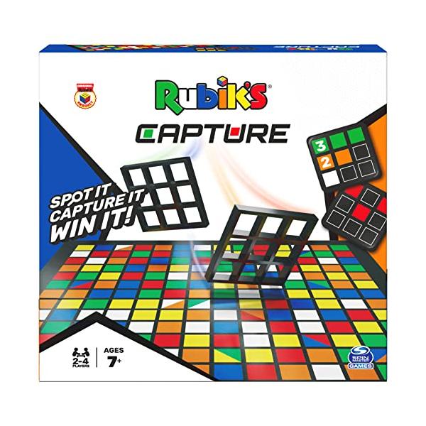 ボードゲーム 英語 アメリカ 海外ゲーム 6063263 Rubik's Capture, Classic Fast-Paced Puzzle Strategy Sequence Retro Challenging Brain Teaser...