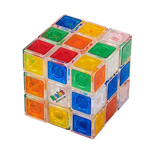 ボードゲーム 英語 アメリカ 海外ゲーム 6063214 Rubik’s Cube, Crystal Cube, Transparent 3x3 Color-Matching Puzzle Game, Problem-Solving Bra...