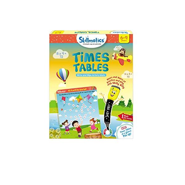 Skillmatics スキルマティクス アメリカ 海外輸入 知育玩具 教養ゲーム  SKILL07TTS Skillmatics Educational Game: Times Tables | Reusable Activity Mat...