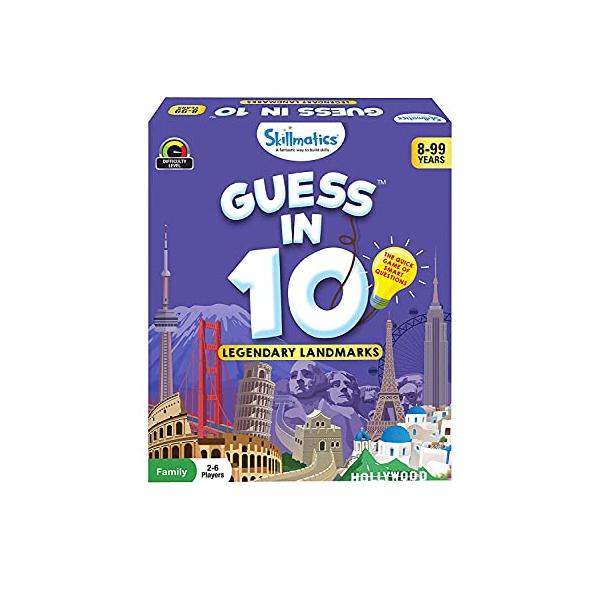 Skillmatics スキルマティクス アメリカ 海外輸入 知育玩具 教養ゲーム  SKILL55GLL Skillmatics Guess in 10 Legendary Landmarks, Educational Travel To...