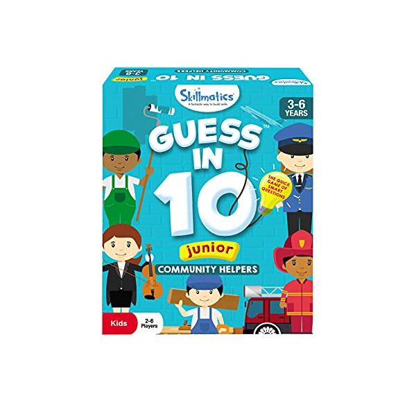 Skillmatics スキルマティクス アメリカ 海外輸入 知育玩具 教養ゲーム  SKILL143GJCH Skillmatics Guess in 10 Junior Community Helpers for Boys, Girls...
