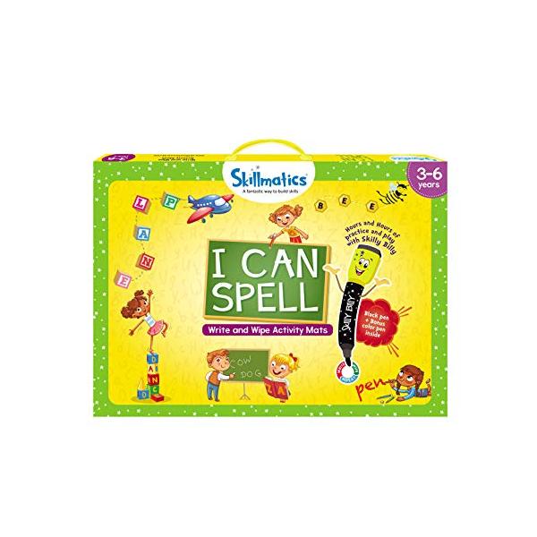 Skillmatics スキルマティクス アメリカ 海外輸入 知育玩具 教養ゲーム  SKILL110CSB Skillmatics Educational Game - I Can Spell, Reusable Activity Mat...