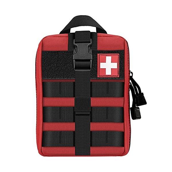タクティカルポーチ ミリタリーポーチ サバイバルゲーム サバゲー アメリカ YI-hong Haafoo Medical Molle Pouch Tactical - 1000D Nylon First Aid Pouch, Big Cap...