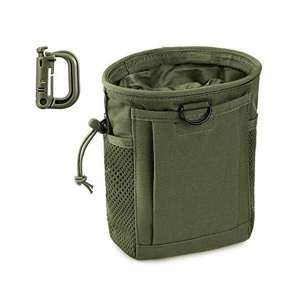 タクティカルポーチ ミリタリーポーチ サバイバルゲーム サバゲー アメリカ LIVANS-0005AG LIVANS Tactical Molle Dump Pouch, Magazine Recovery Pouch Drastring ...