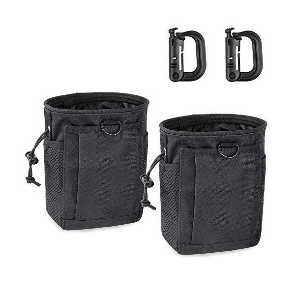 タクティカルポーチ ミリタリーポーチ サバイバルゲーム サバゲー アメリカ LIVANS-0005BB LIVANS Tactical Molle Dump Pouch, Magazine Recovery Pouch Drastring ...