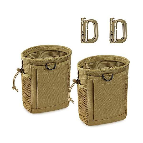 タクティカルポーチ ミリタリーポーチ サバイバルゲーム サバゲー アメリカ LIVANS-0005KK LIVANS Tactical Molle Dump Pouch, Magazine Recovery Pouch Drastring ...
