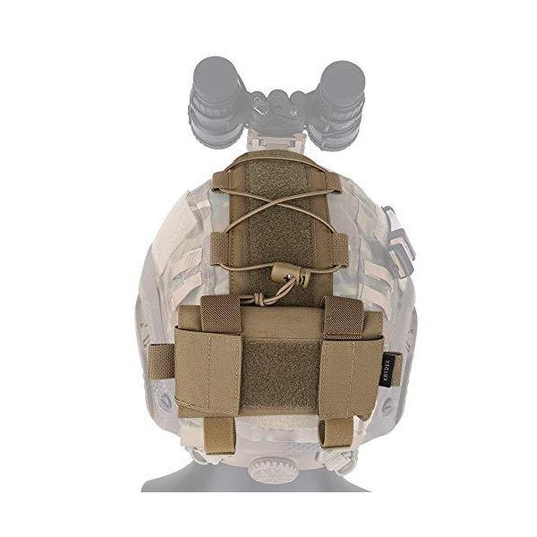 タクティカルポーチ ミリタリーポーチ サバイバルゲーム サバゲー アメリカ  KRYDEX Tactical Helmet Battery Pouch Counterweight K1 Pack Balance Weight Bag wit...