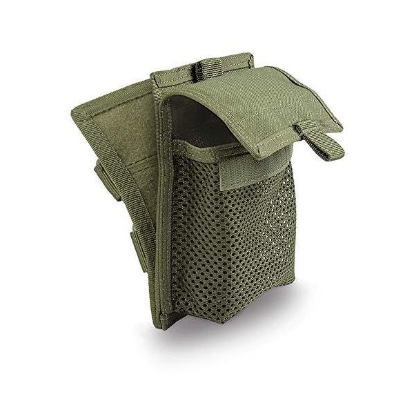 タクティカルポーチ ミリタリーポーチ サバイバルゲーム サバゲー アメリカ LV-0048AG LIVANS Molle Mesh Pouch, Mag Dump Pouch Storage Pocket, Small Utility ED...
