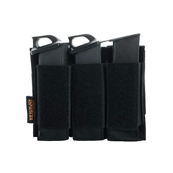 タクティカルポーチ ミリタリーポーチ サバイバルゲーム サバゲー アメリカ  EXCELLENT ELITE SPANKER Tactical Open Top Double/Triple Pistol Mag Pouch for Gloc...