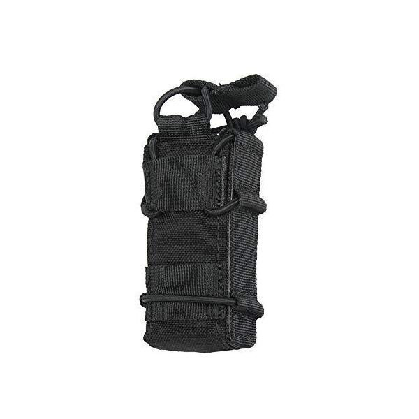 タクティカルポーチ ミリタリーポーチ サバイバルゲーム サバゲー アメリカ EL113-BLK-01 EXCELLENT ELITE SPANKER Open Top Single Pistol Mag Pouch Flashlight H...