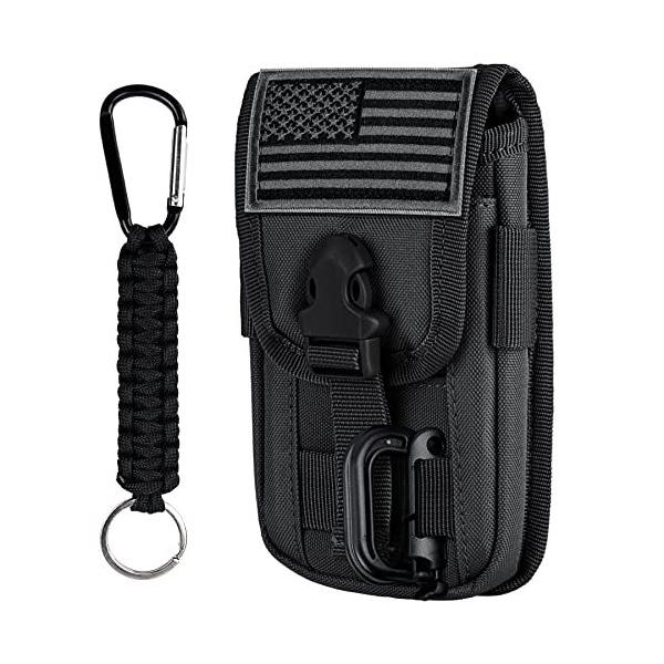 タクティカルポーチ ミリタリーポーチ サバイバルゲーム サバゲー アメリカ TII02510055H bvya Tactical Molle Phone Pouch, Smartphone Waist Belt Holster Buckle...