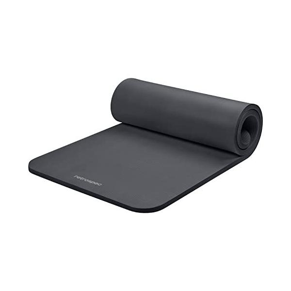 ヨガマット フィットネス 4427 Retrospec Solana Yoga Mat 1" Thick With Nylon Carry Strap for Men &amp; Women - Non Slip Exercise Mat ...