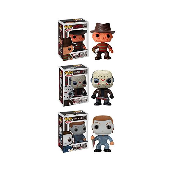 ファンコ FUNKO フィギュア 人形 アメリカ直輸入 ボブルヘッド BOBBLEHEAD ポップカルチャー 93 Funko Horror Classics Pop! Movies Collectors Set: Freddy Krueg...