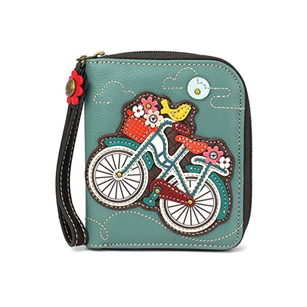chala 財布 パッチ ウォレット チャラ ブランド かわいい 綺麗 レディース ウィメンズ 839 CHALA Zip Around Wallet, Wristlet, 8 Credit Card Slots, Sturdy Pu Le...