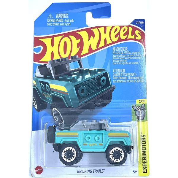 ホットウィール マテル ミニカー ホットウイール  Hot Wheels 2022 - Bricking Trails - Experimotors 2/10 [Teal] - #27/250海外限定品を迅速輸入！5〜15営業日にて発送しま...