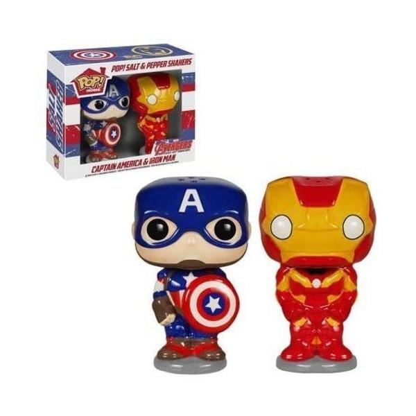 ファンコ FUNKO フィギュア 人形 アメリカ直輸入 ボブルヘッド BOBBLEHEAD ポップカルチャー 5600 Funko POP! Home: Marvel - Captain America &amp; Iron Man - S...