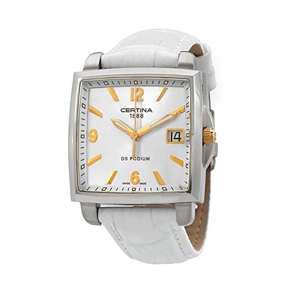 腕時計 サーチナ レディース スイス C0013102603700 Certina DS Podium Quartz Silver Dial Ladies Watch C0013102603700海外限定品を迅速輸入！5〜15営業日にて発送...