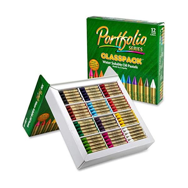 クレヨラ アメリカ 海外輸入 知育玩具 52-3630 Crayola Oil Pastels Classpack, School Supplies, Water Soluble, 12 Assorted Colors, 300Count海...