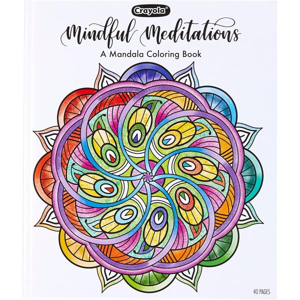 クレヨラ アメリカ 海外輸入 知育玩具 041081 Crayola Mandala Coloring Book for Adults, 40 Pages, Stress Relieving, Gifts for Kids &amp; Ad...