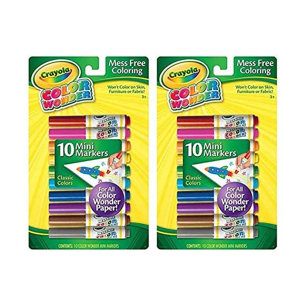 クレヨラ アメリカ 海外輸入 知育玩具  Crayola Color Wonder Markers, 10 Count (2-pack)海外限定品を迅速輸入！5〜15営業日にて発送します。型番：海外サイズ：1 Count (Pack of ...