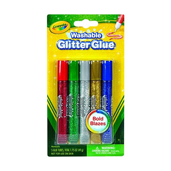 クレヨラ アメリカ 海外輸入 知育玩具 69 3522 Crayola Washable Glitter Glue, Bold Blazes, Colors may vary, 5 Count, 1.75 oz海外限定品を迅速輸入！5〜15...