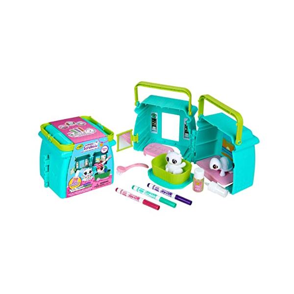 クレヨラ アメリカ 海外輸入 知育玩具 747469 Crayola Scribble Scrubbie Pets Scented Spa, Animal Toy Playset, Includes Washable &amp; Scent...
