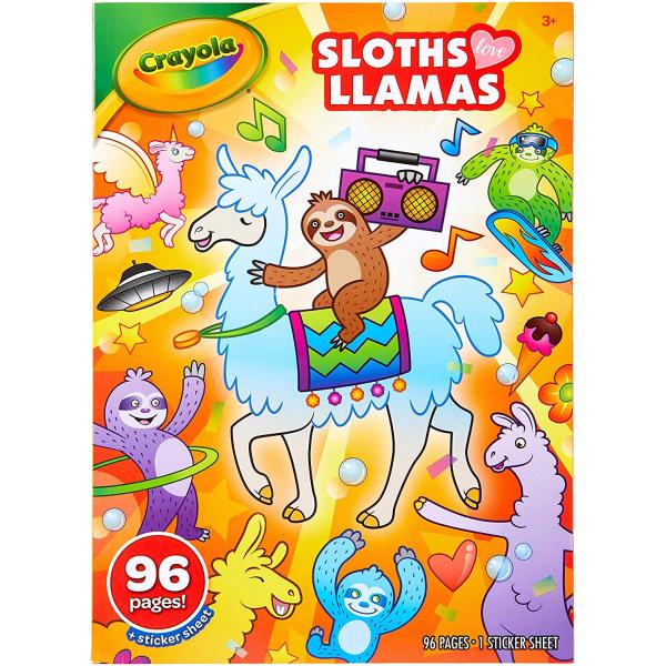 クレヨラ アメリカ 海外輸入 知育玩具 04-0496 Crayola Coloring Book-Sloths &amp; Llamas (04-0496)海外限定品を迅速輸入！5〜15営業日にて発送します。型番：04-0496海外サイズ...