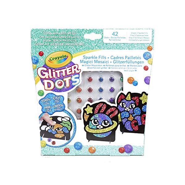 クレヨラ アメリカ 海外輸入 知育玩具 04-0801-E-000 CRAYOLA Glitter Dots Sparkle Fills, Glitter with Less Mess海外限定品を迅速輸入！5〜15営業日にて発送します。商品...