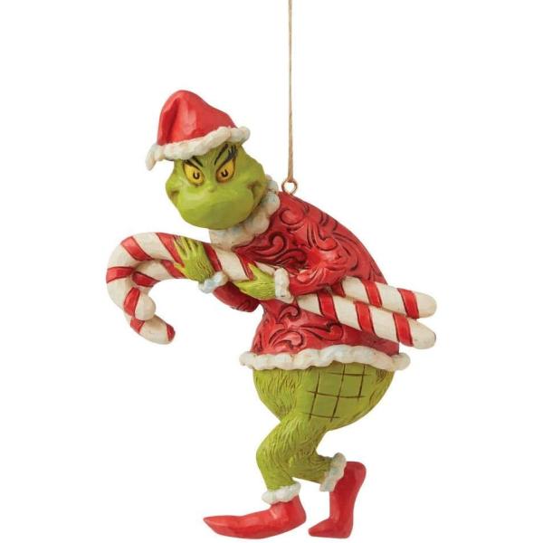 エネスコ Enesco 置物 インテリア 海外モデル アメリカ 輸入物 ジムショア Jim Shore  6009206 Enesco Jim Shore Dr. Seuss The Grinch Stealing Candy Canes ...