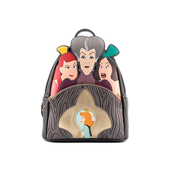 ラウンジフライ アメリカ 日本未発売 バッグ コラボ レディース ウィメンズ WDBK1969 Loungefly Disney Villains Scene Evil Stepmother and Stepsisters Mini Bac...