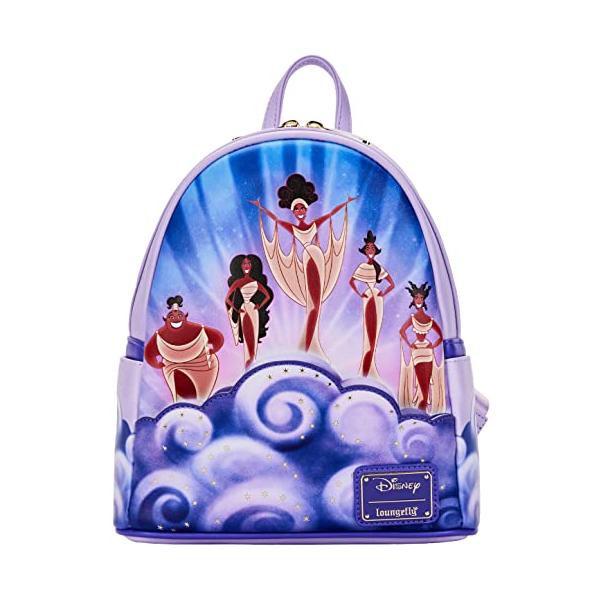 ラウンジフライ アメリカ 日本未発売 バッグ コラボ レディース ウィメンズ WDBK2224 Loungefly DISNEY HERCULES MUSES CLOUDS MINI BACKPACK海外限定品を迅速輸入！5〜15営業日にて...