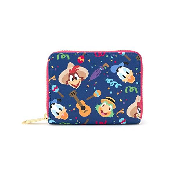 ラウンジフライ アメリカ 日本未発売 財布 ウォレット ブランド かわいい 綺麗 レディース ウィメンズ WDWA1210 Loungefly x Disney Three Caballeros Zip Around Wallet (Mul...