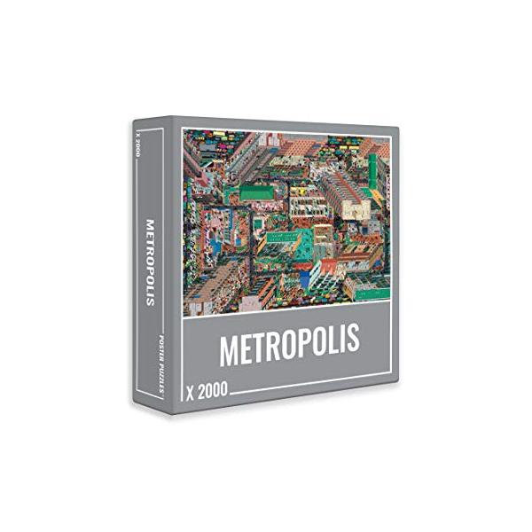 ジグソーパズル 海外製 アメリカ Cloudberries Cloudberries Metropolis, Mega Detailed 2000 Piece Jigsaw Puzzles for Adults with Cool 3D C...