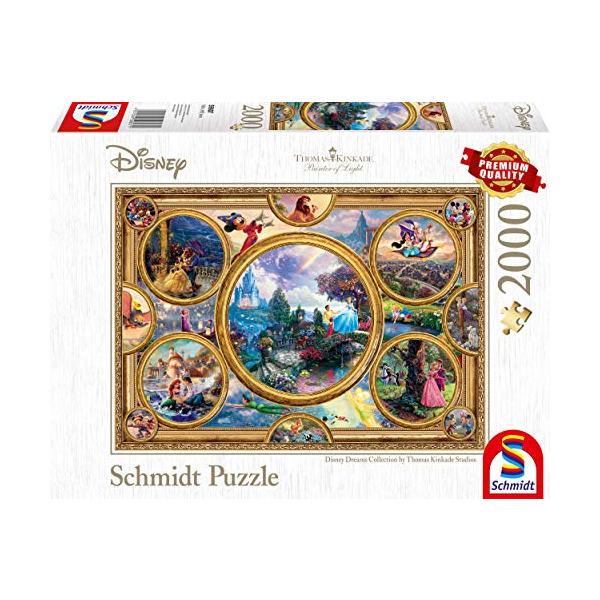 ジグソーパズル 海外製 アメリカ 59607 Schmidt Thomas Kinkade: Disney - Dreams Collection Jigsaw Puzzle (2000-Piece)海外限定品を迅速輸入！5〜15営業日にて...