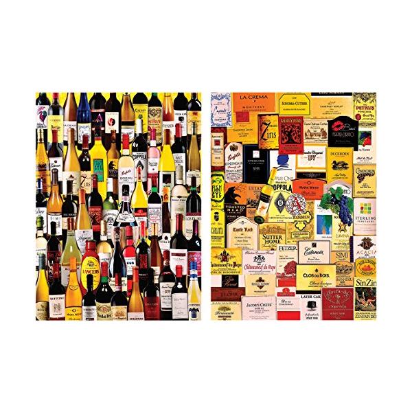 ジグソーパズル 海外製 アメリカ 1165 White Mountain Puzzles for The Love of Wine - TWO, 1000 Piece Jigsaw Puzzle海外限定品を迅速輸入！5〜15営業日にて発送し...