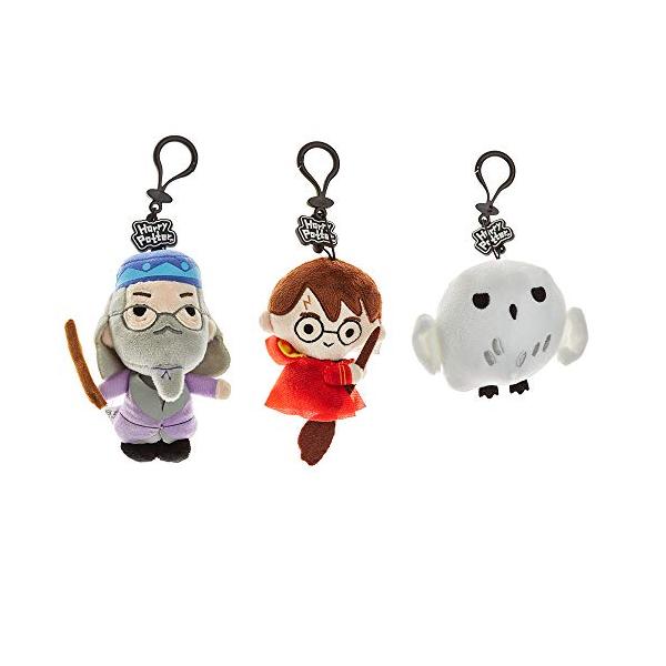 ハリー・ポッター フィギュア 人形 アメリカ直輸入 Harry Potter ハリポタ WIZARDING WORLD HP7004 Plush Harry Potter Keychains Set ? 3 Washable, Polyes...