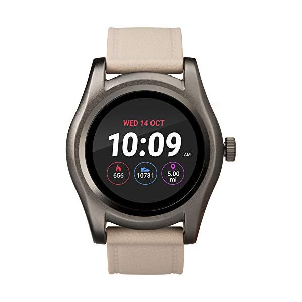 腕時計 タイメックス メンズ TW5M31900SO iConnect by Timex TW5M31900 Classic Round Gunmetal Smartwatch, Beige Silicone Strap海外限定品を迅速輸入...