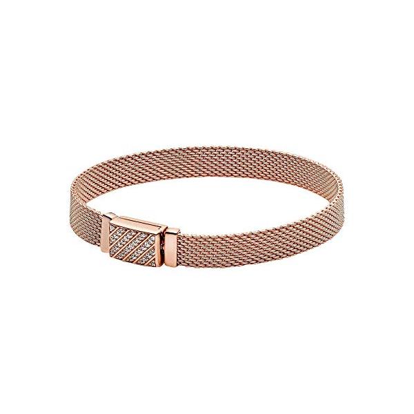 パンドラ ブレスレット チャーム アクセサリー ブランド かわいい おしゃれ デンマーク コペンハーゲン  589358C01-16 PANDORA Reflexions Long Clasp Pave Bracelet海外限定品を迅速輸入...