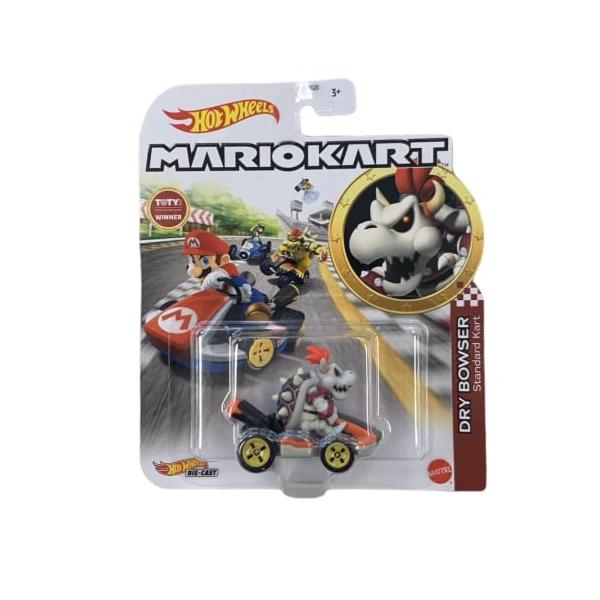 ホットウィール マテル ミニカー ホットウイール GBG25 Hot Wheels Mario Kart Dry Bowser with Standard Kart Mattel 2022海外限定品を迅速輸入！5〜15営業日にて発送します。...