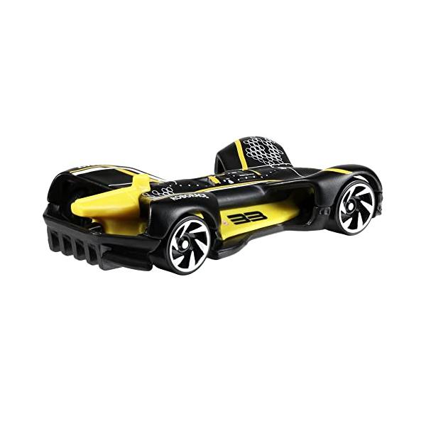 ホットウィール マテル ミニカー ホットウイール  Hot Wheels Roborace Die-Cast Race Car - Black and Yellow Limited Edition Collectible Vehicle ~...
