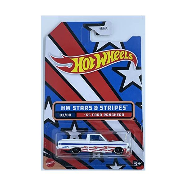 ホットウィール マテル ミニカー ホットウイール  Hot Wheels 2022 - '65 Ford Ranchero - HW Stars &amp; Stripes 1/8海外限定品を迅速輸入！5〜15営業日にて発送します。型番：関...