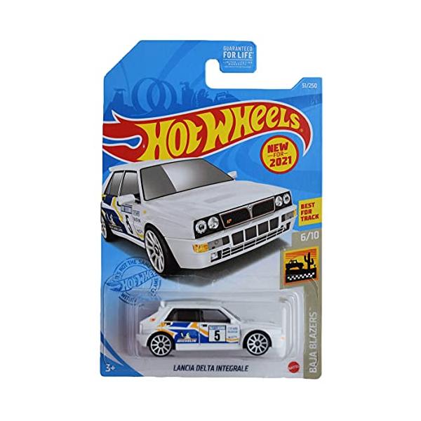 ホットウィール マテル ミニカー ホットウイール L2593 Hot Wheels Lancia Delta Integrale, [White] 51/250 Baja Blazers 6/10海外限定品を迅速輸入！5〜15営業日にて発送...