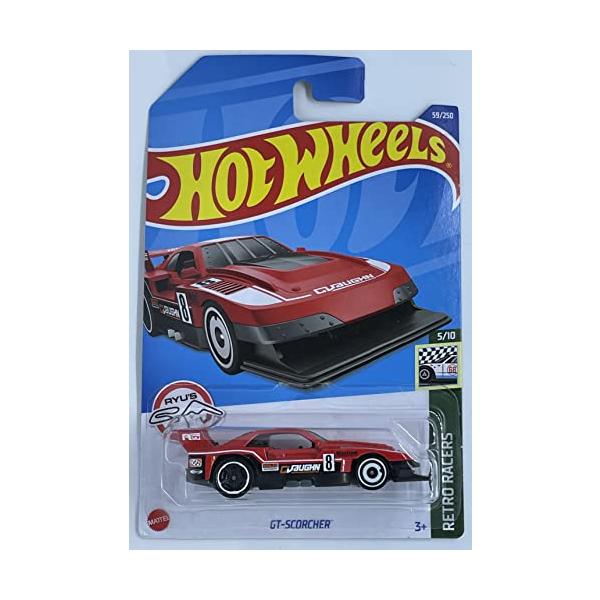 ホットウィール マテル ミニカー ホットウイール GT-Scorcher 59/250 Hot Wheels GT-Scorcher - Red Diecast Car, 1:64 Scale, 4"W x 7"L x 2"H, Ages ...