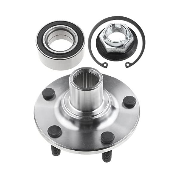 自動車パーツ 海外社外品 修理部品 APHB1051 A-Premium Front Wheel Bearing and Wheel Hub Kit with 5-Lug Compatible with Ford Transit Conne...