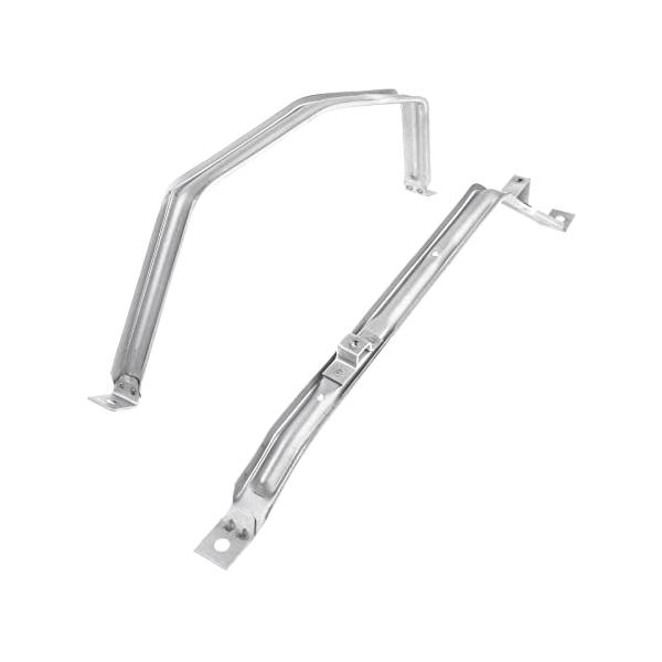 自動車パーツ 海外社外品 修理部品  A-Premium Set of 2PCS Fuel Tank Straps Compatible with Toyota Prius 2010-2015, Prius Plug-in 2014-201...