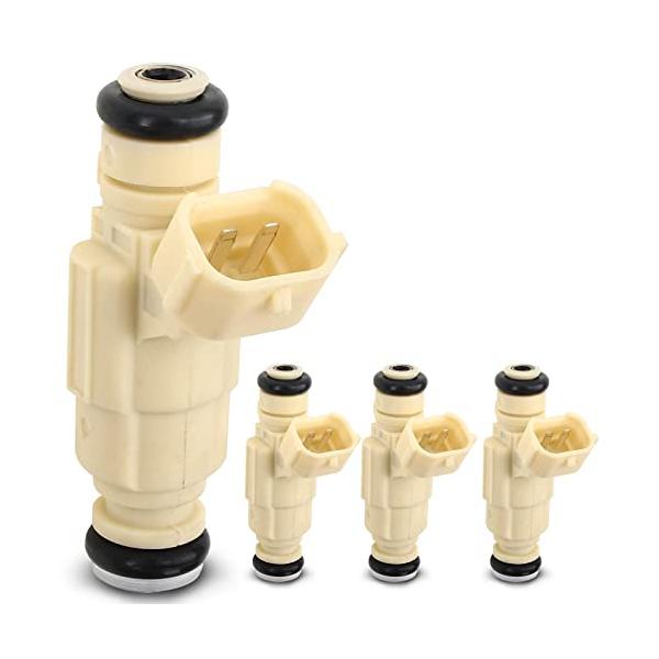 自動車パーツ 海外社外品 修理部品 Compatible with Hyundai/Kia A-Premium Set of 4 Fuel Injectors Compatible with Hyundai Elantra 2001-200...