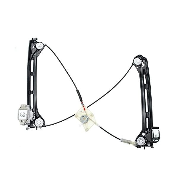 自動車パーツ 海外社外品 修理部品 5C5837462C A-Premium Front Right Electric Power Window Regulator Without Motor Compatible with Volkswa...