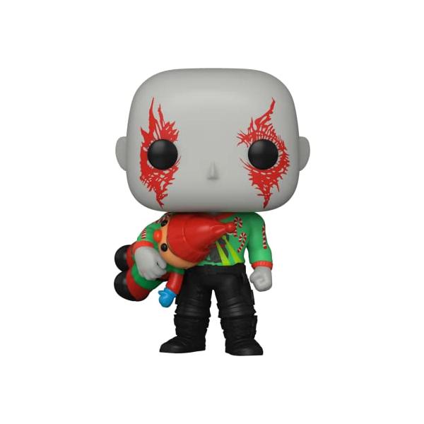ファンコ FUNKO フィギュア 人形 アメリカ直輸入 ボブルヘッド BOBBLEHEAD ポップカルチャー 64330 Funko Pop! Marvel Holiday: Guardians of The Galaxy - Drax海外...