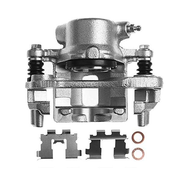 自動車パーツ 海外社外品 修理部品  A-Premium Disc Brake Caliper Assembly with Bracket Compatible with Select Asuna, Chevy, Geo, GMC, Pon...
